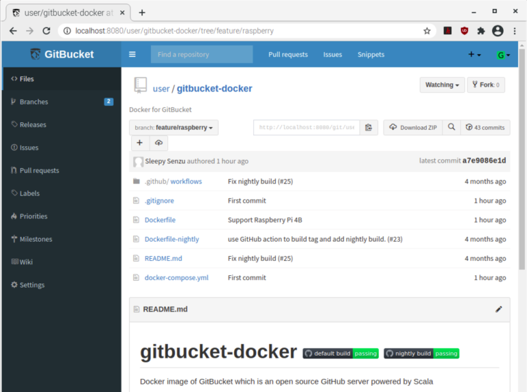 gitbucket-dockerを動かす（2）gitbucketを使用する | Takeshi Yonezu