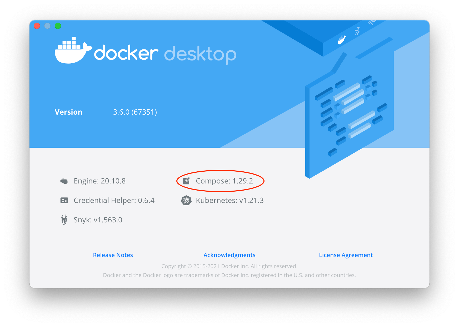 【メモ】Docker Desktop for Windowsにあるdocker-composeのバージョン | Takeshi Yonezu