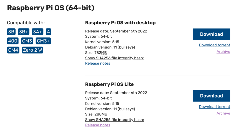 Raspberry Pi OSの最新機能 | Takeshi Yonezu